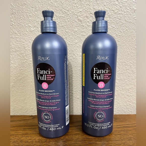 roux | Hair | 2 Roux Fancifull Instant Hair Color Rinse 2 Plush Brown ...